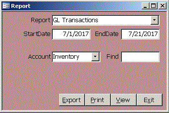 Medcial Practice Database Report Form